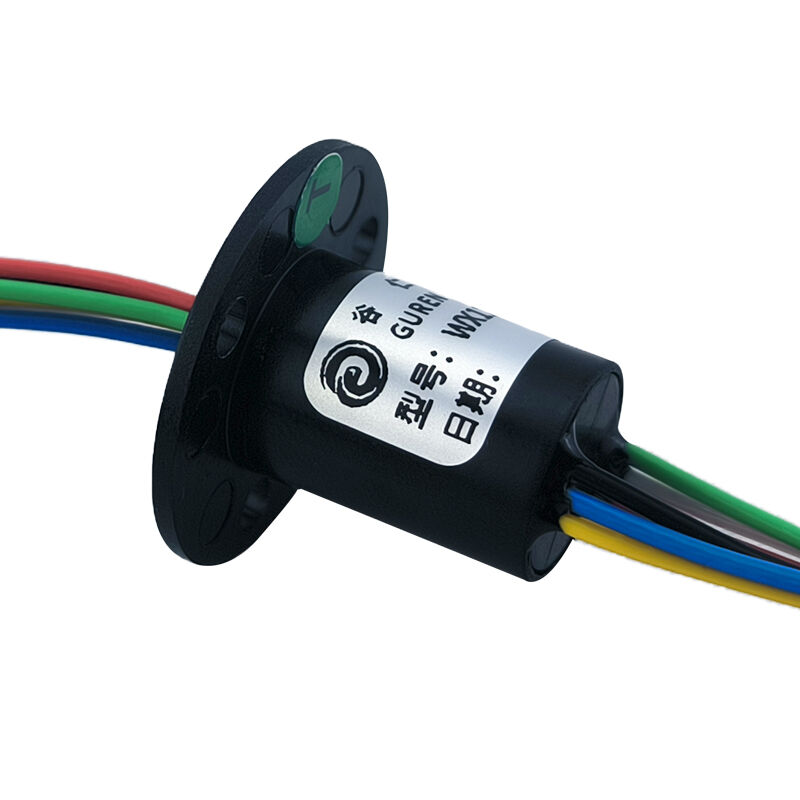 6-Way 5A Low-Power Rotary Slip Ring for Robotic Arms